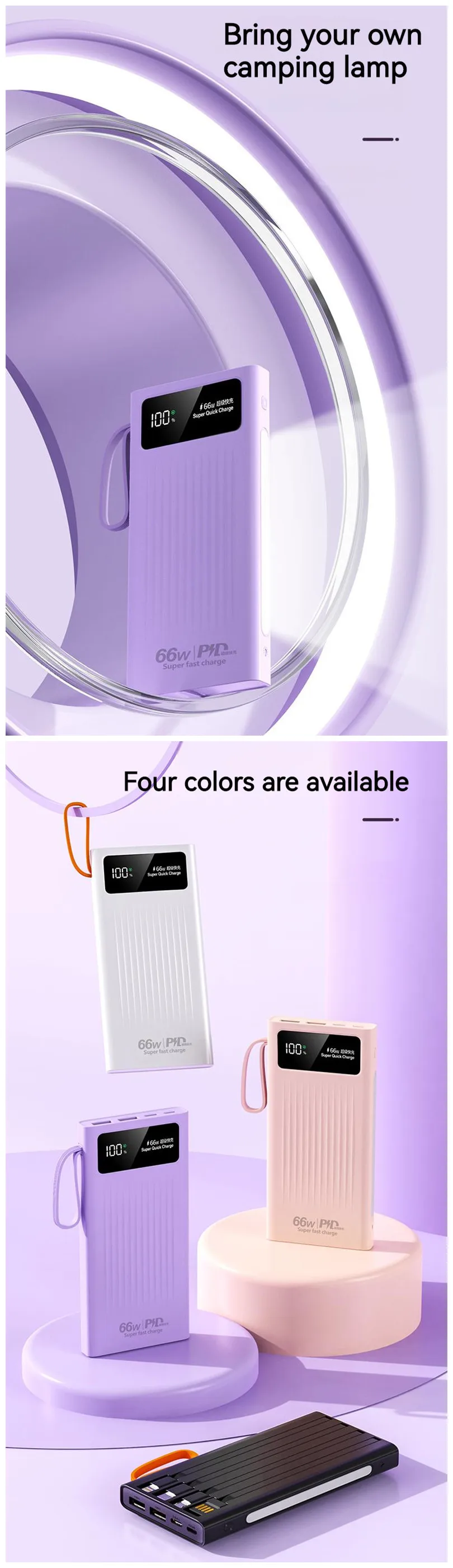 PD66W Powerbank - High Capacity, Fast Charging Solution