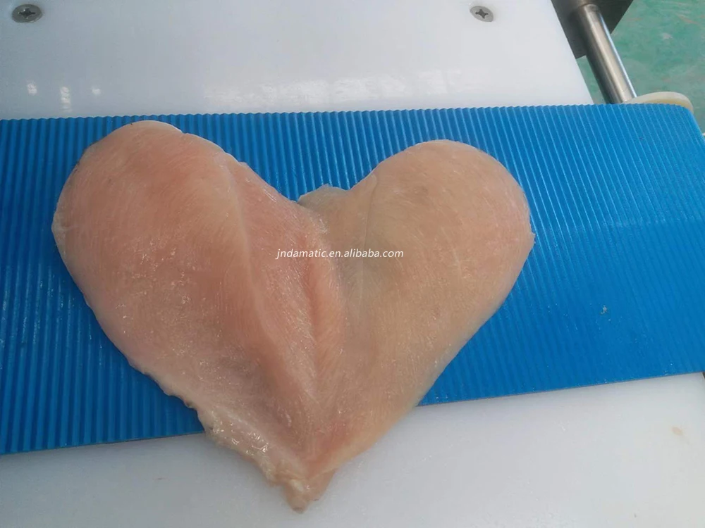 Horizontal Single Lane Conveyor Belt Poultry Food Processing Pork Beef ...