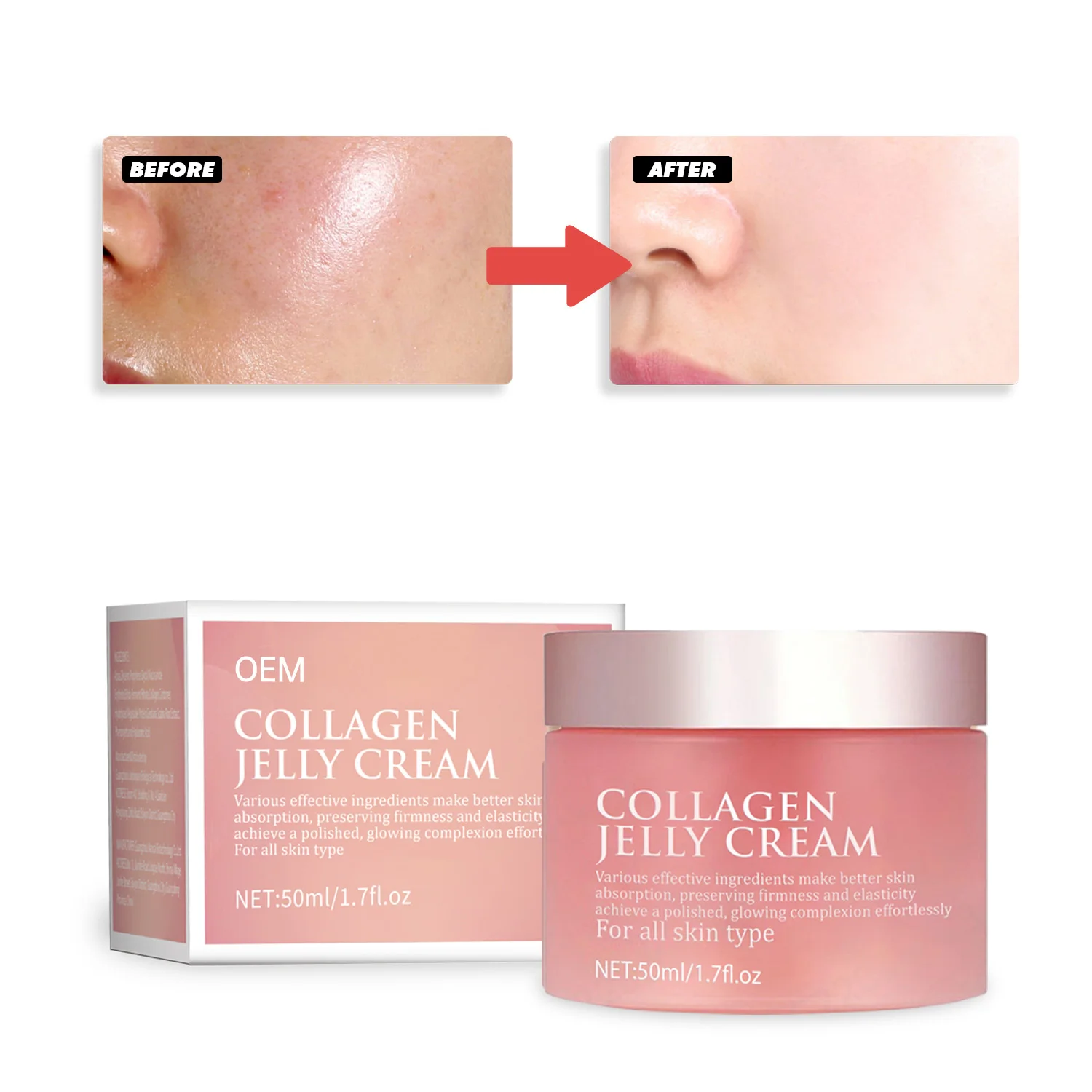 Collagen Strengthen Skin's Elasticity Repair & Regenerate Cells ...