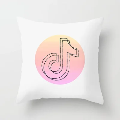 Impression Sur Taie - Custom Tiktok Logo Print Pillow Covers
