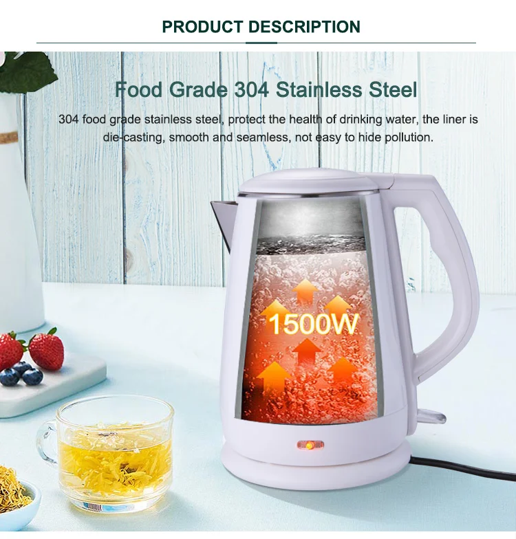 Wholesale Electric Kettle 1.8l. Double Layer Seamless Inner Liner ...