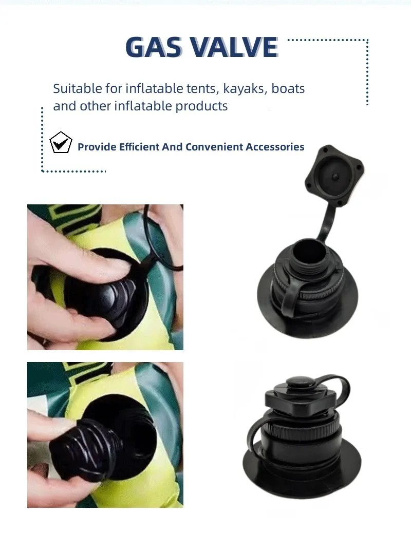 Boston Air Gas Nozzle Vent Valve TPU PVC for Inflatable Boats