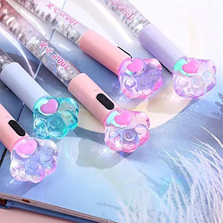 Cute Pens Kawaii Pens Fun Pens - 0.5mm Cat Paw Gel Pens