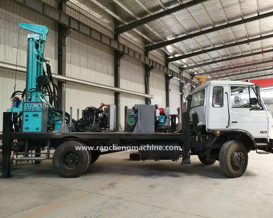 Truck Mounted Water Well Drilling Rig - 350m Depth