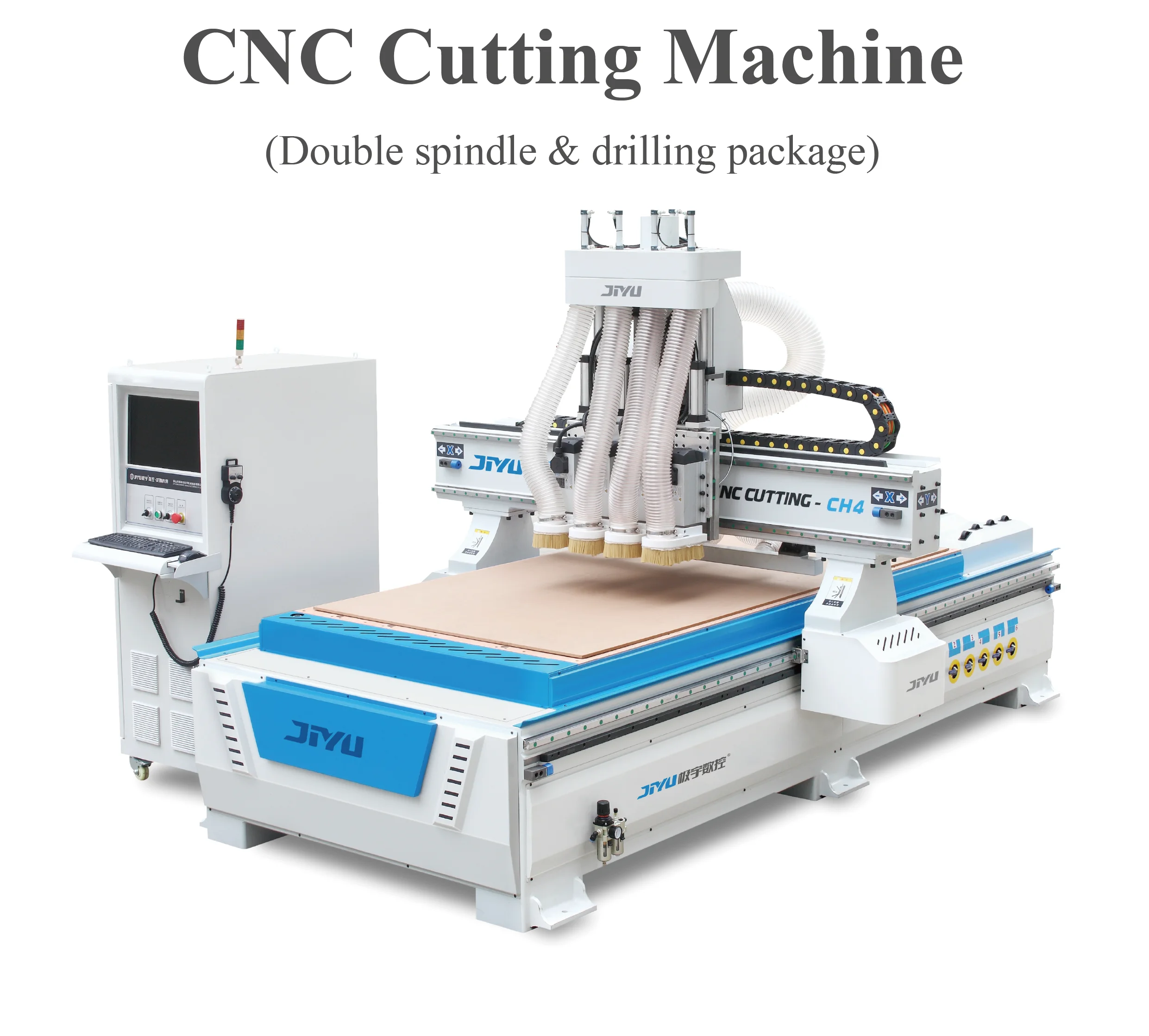 JIYU CH4 CNC Wood Cutting Machine Cut Router Machine Wood Cutter With ...
