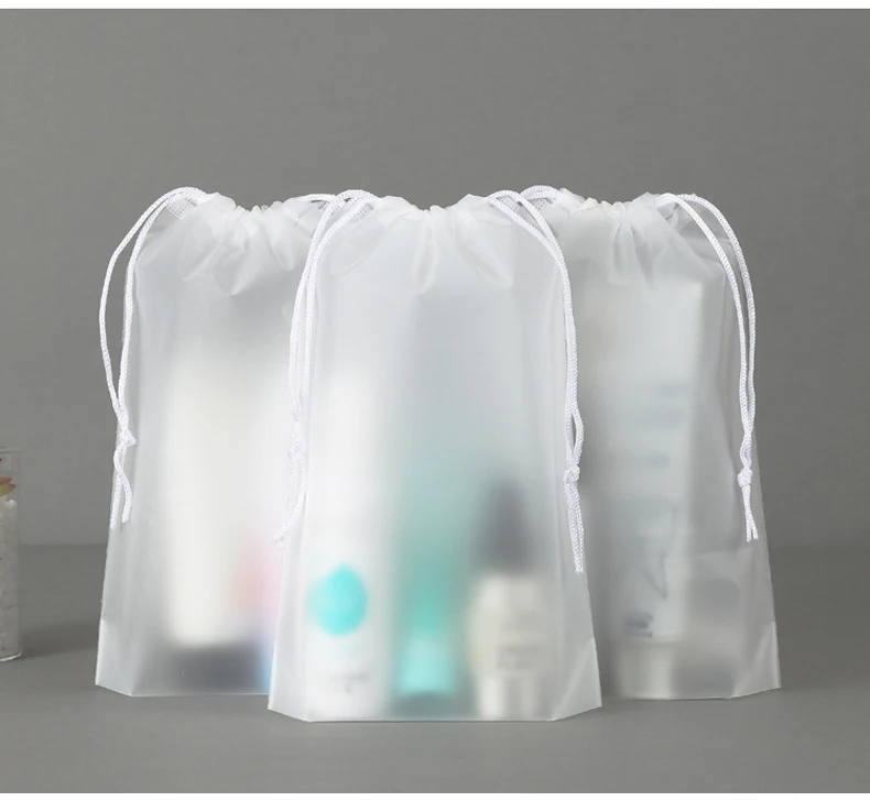 JIJID Customized clear Plastic Drawstring Bag Plastic Pvc Drawstring ...