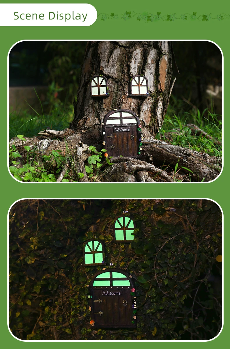 5.9inch Fairy Gate Hanging Resin Fairy Gate Sculpture Decoration Fairy ...