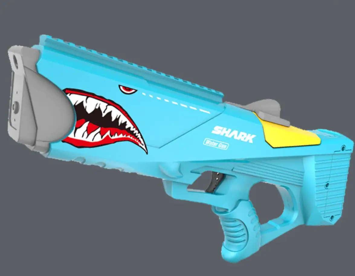 Shark Electric Water Gun - Fun for All Ages at Beach