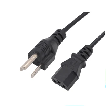 High Quality 3pin Us Power Cord 110v Power Cord Electric For Computer ...