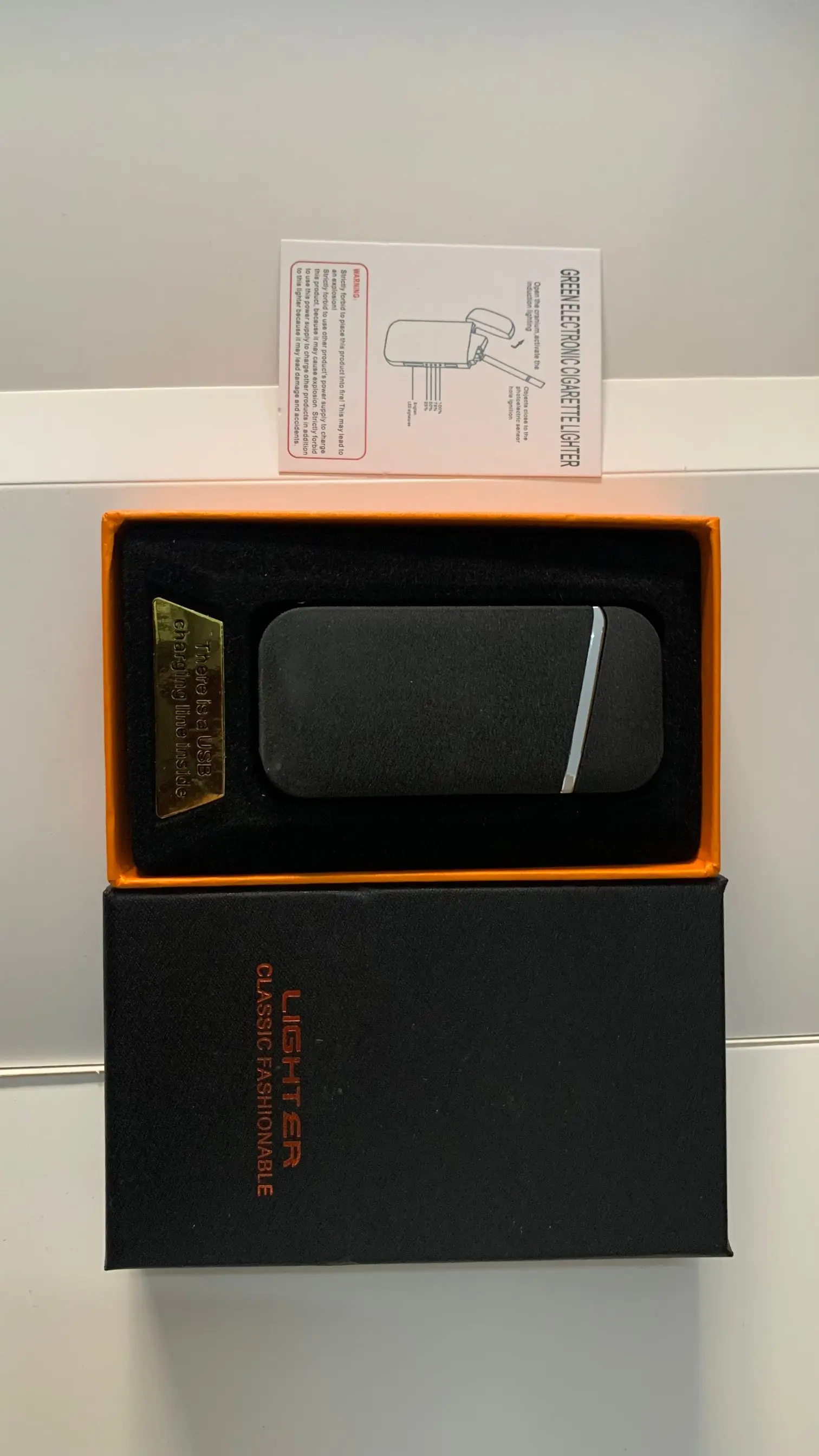 Best Lighters 2023 Fingerprint Touch Usb Charging Lighter Portable ...