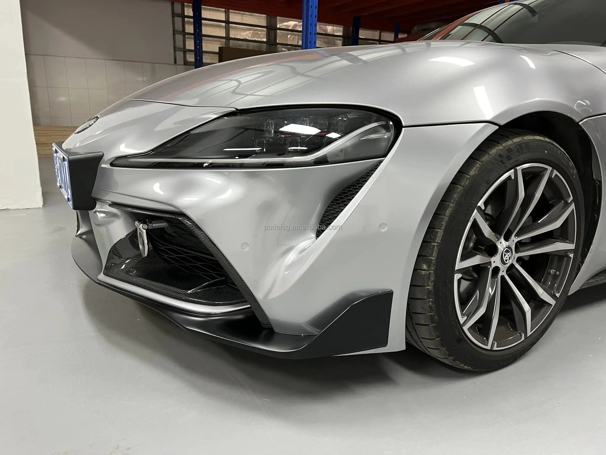 Carbon Fiber Front Bumper Canards for Toyota Supra A90 A91 Mk5 Front ...
