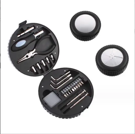 Factory Tyre Shape Tool Set Promotional Gift Car Wheel Shape Tool Kit ...