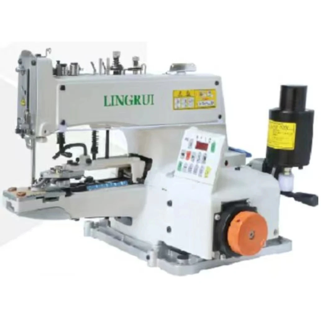 Lr 1377 Automatic Feed Electric Button Attaching Machine - Buy Button Attaching Sewing Machine ...