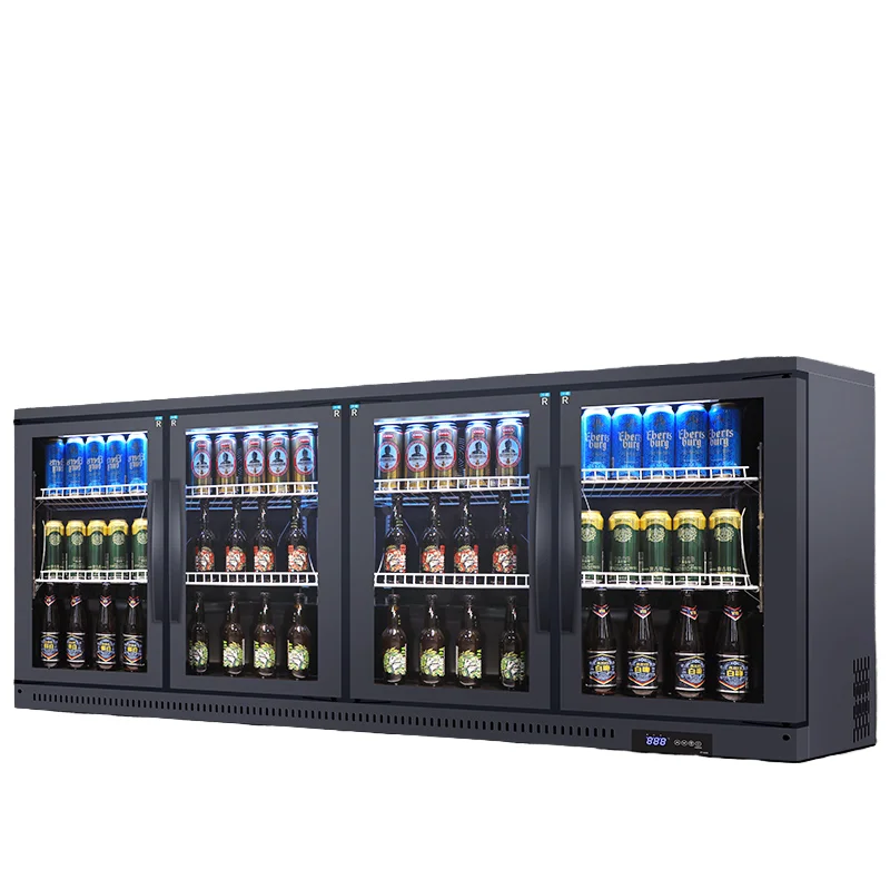Commercial Bar Counter Supermarket Milk Cooler Fridge Commercial ...