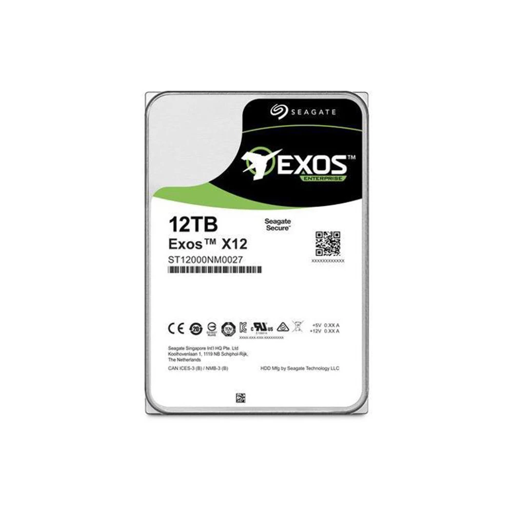 12tb 3.5 Inch 7200rpm 256mb Sas 12gb Hard Drive Hdd St12000nm0027 - Buy ...
