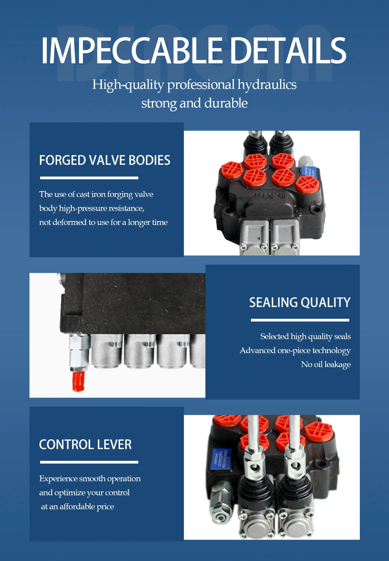 P80 Manual Directional Control Valve - Multiple Power Modes