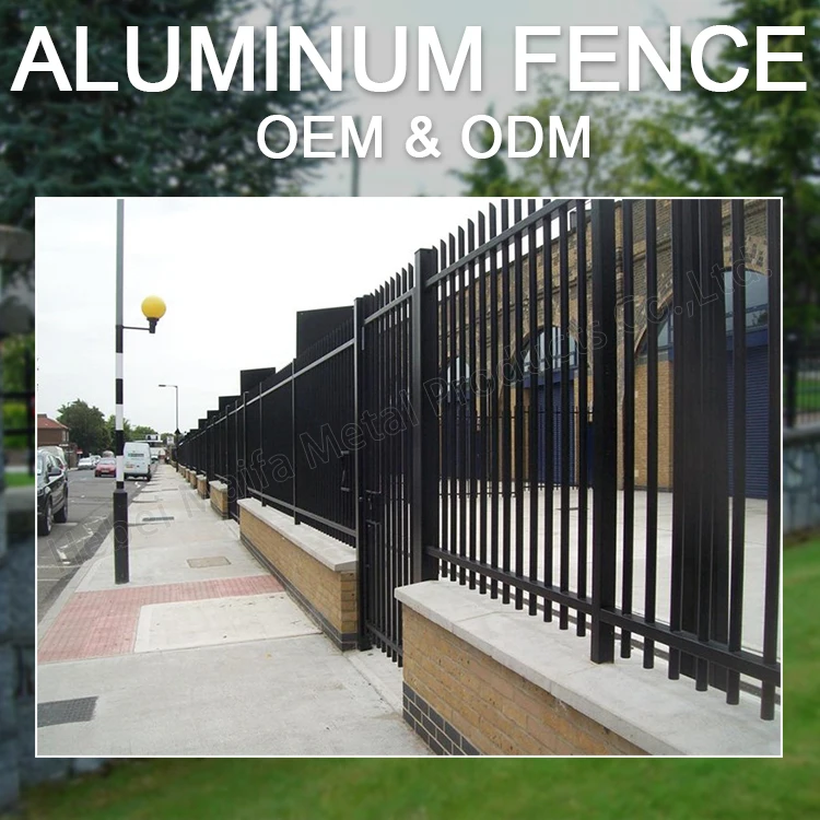 Aluminum Security Metal Fence Garden Panels Aluminum Alloy Courtyard ...