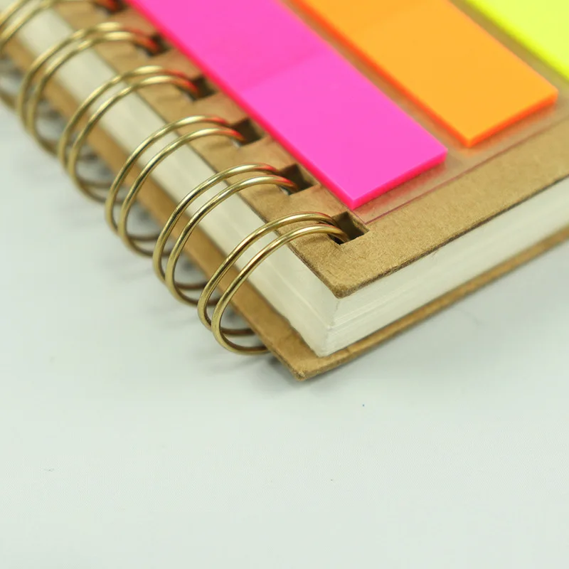 Customizable A5 Size Spiral Notebook 80 Pages Kraft Paper for Business ...