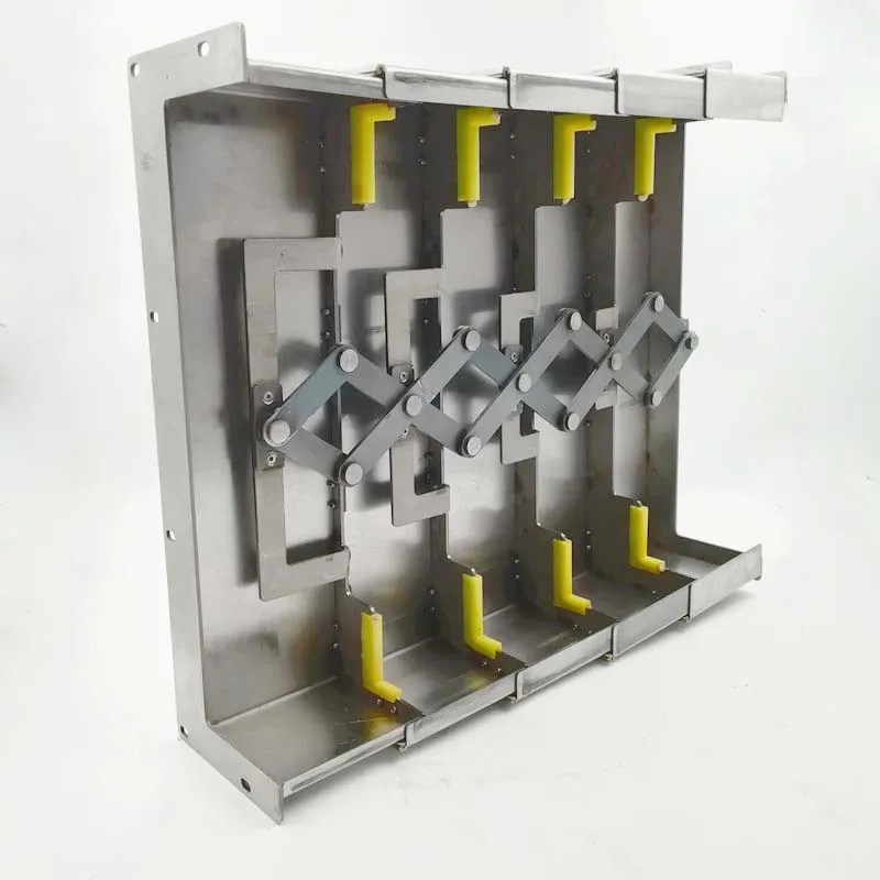 Cnc Slide Rail Telescopic Steel Bellows Cover Durable And Beautiful ...