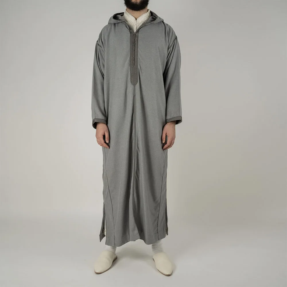 Moroccan Thobe Arabic Kaftan Muslim Thobe for Men Big and Tall Kaftan ...