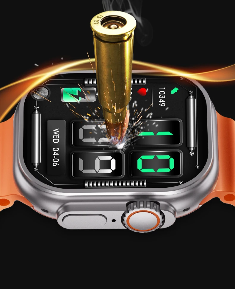 2023 Newest Fashion Gn8 Gold Smart Watch Hd Big Screen Full Touch ...