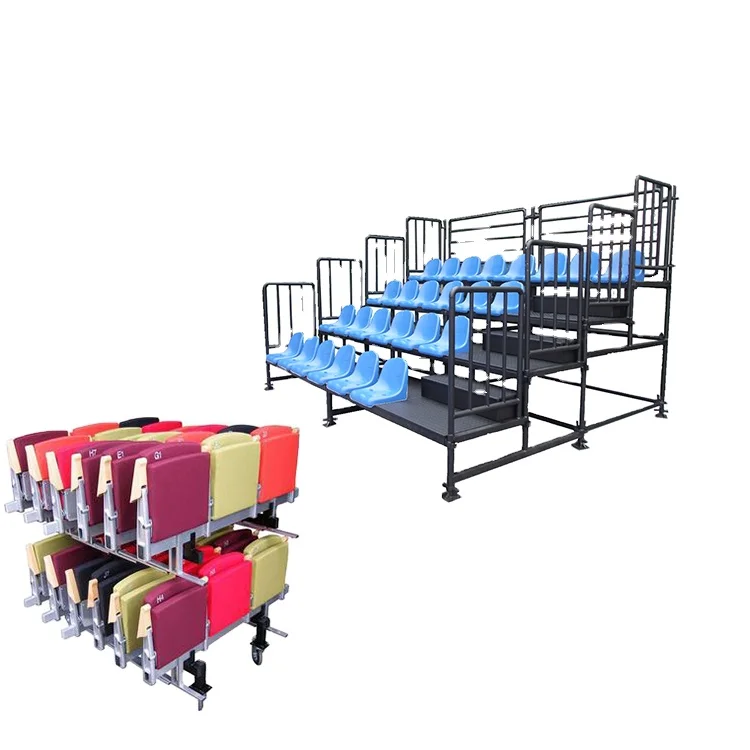 Temporary Modular Grandstand Seating - Vandal Proof Bleacher Chairs for ...