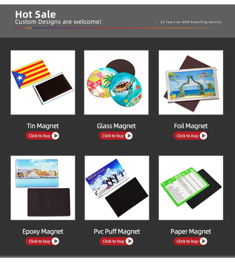 Dome Refrigerator Magnet Personalized Custom Logo Glass Fridge Magnets ...