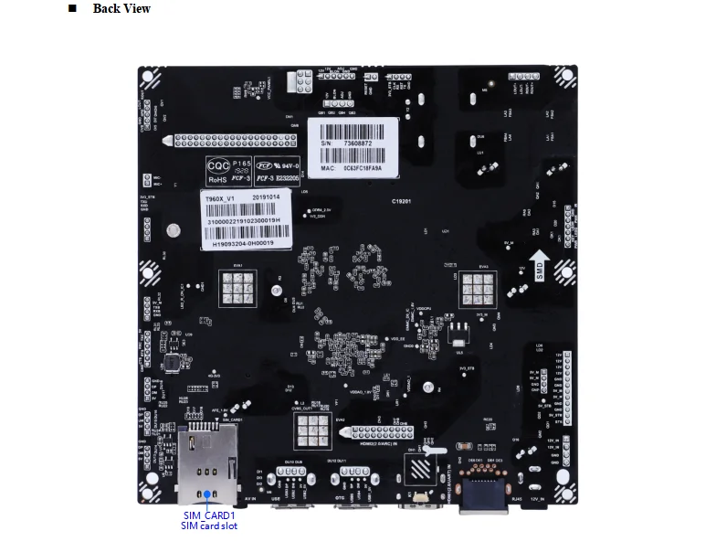 Factory Direct Sales DS960-X T960-X 1.5Ghz Quad-core Arm Android7.1 ...