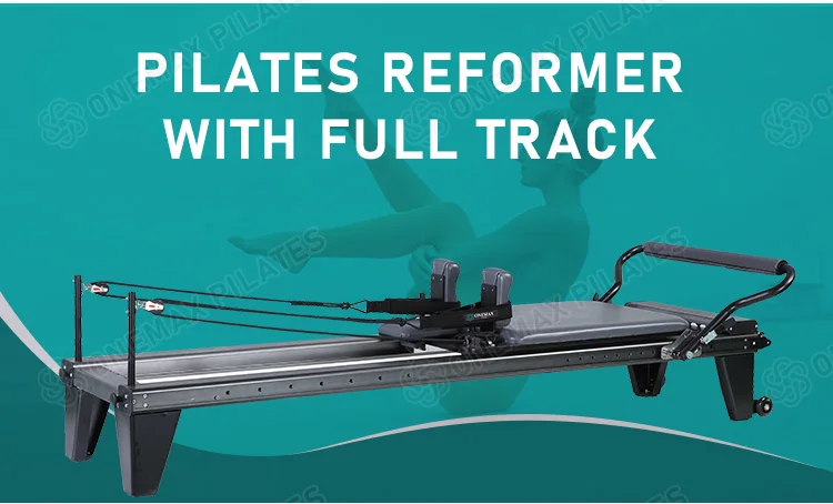 Onemax White Aluminum Pilates Reformer Smooth And Quiet Carriage ...