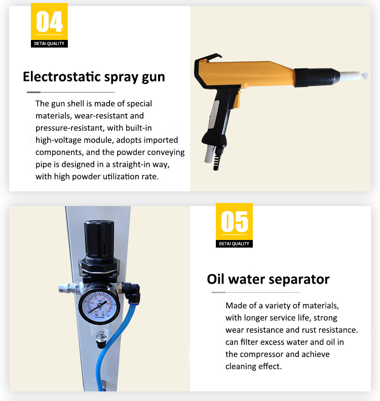 Electrostatic Powder Coating Gun Paint Coating Spray Equipment For ...