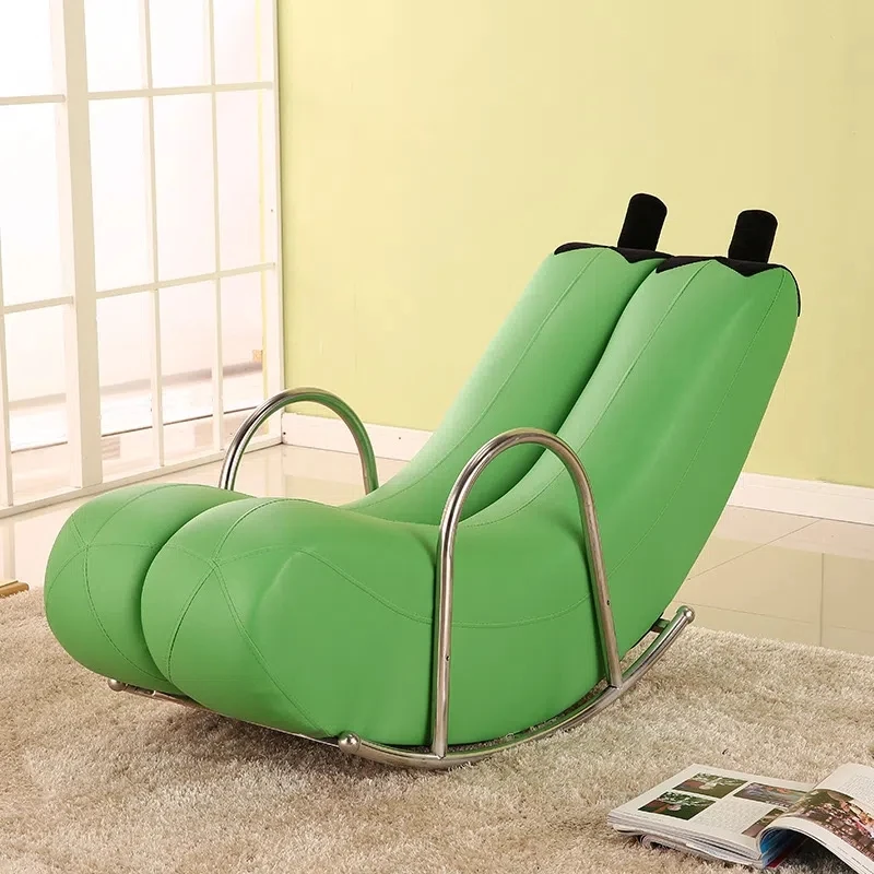 Lounger Banana Rocking Chair,Lazy Sofa With Stable Shaking,Recliner ...