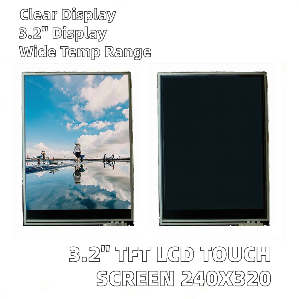 3.2'' 240X320 TFT LCD Touch Screen Panel with 46 Pin MCU Interface ...