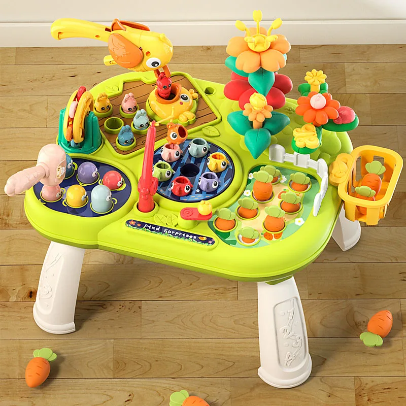 New Fashion Baby Enlightenment Farm Entertainment Game Table Toys Kids ...