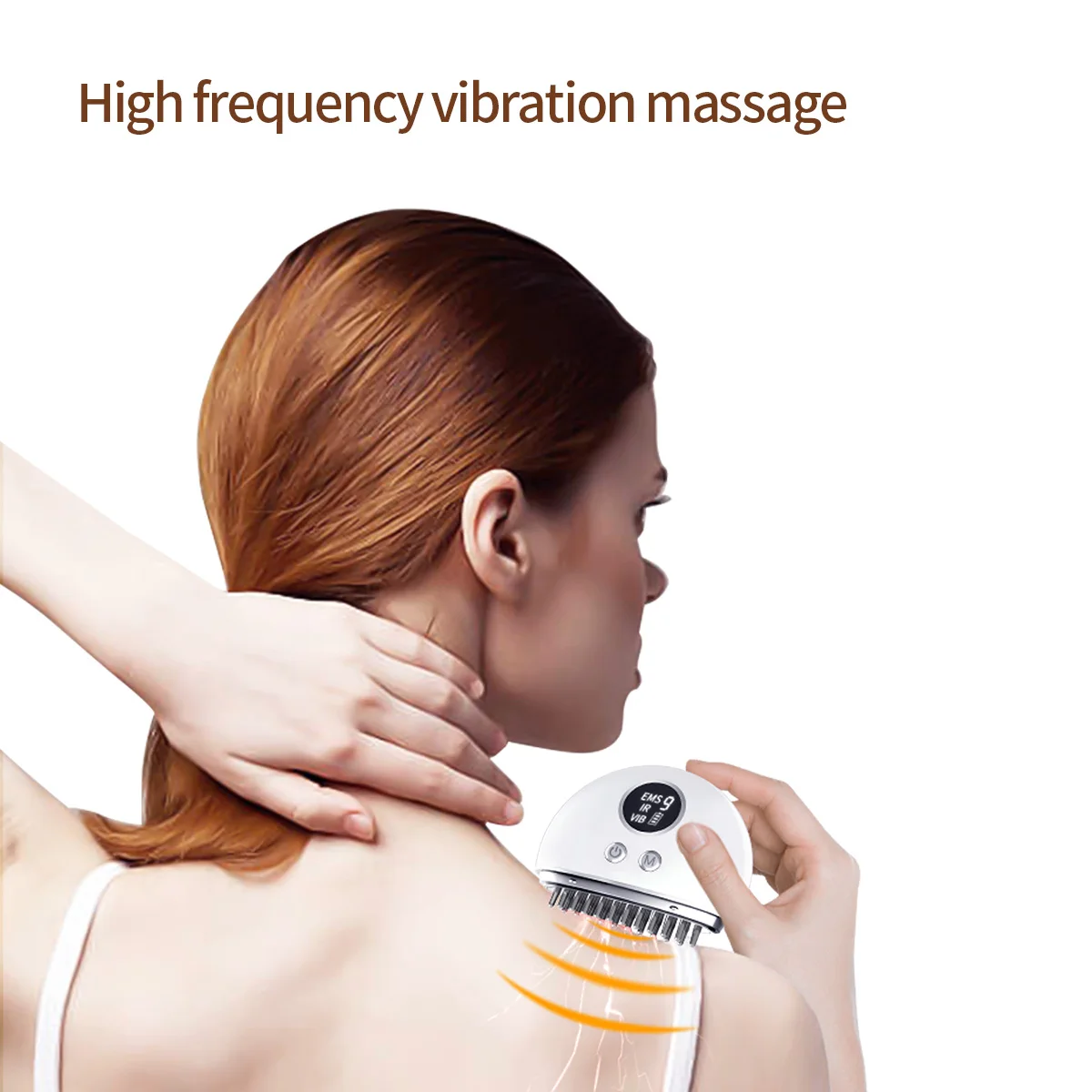 Luxury Massage Comb Without Water Tank Micro Current Vibration Red ...