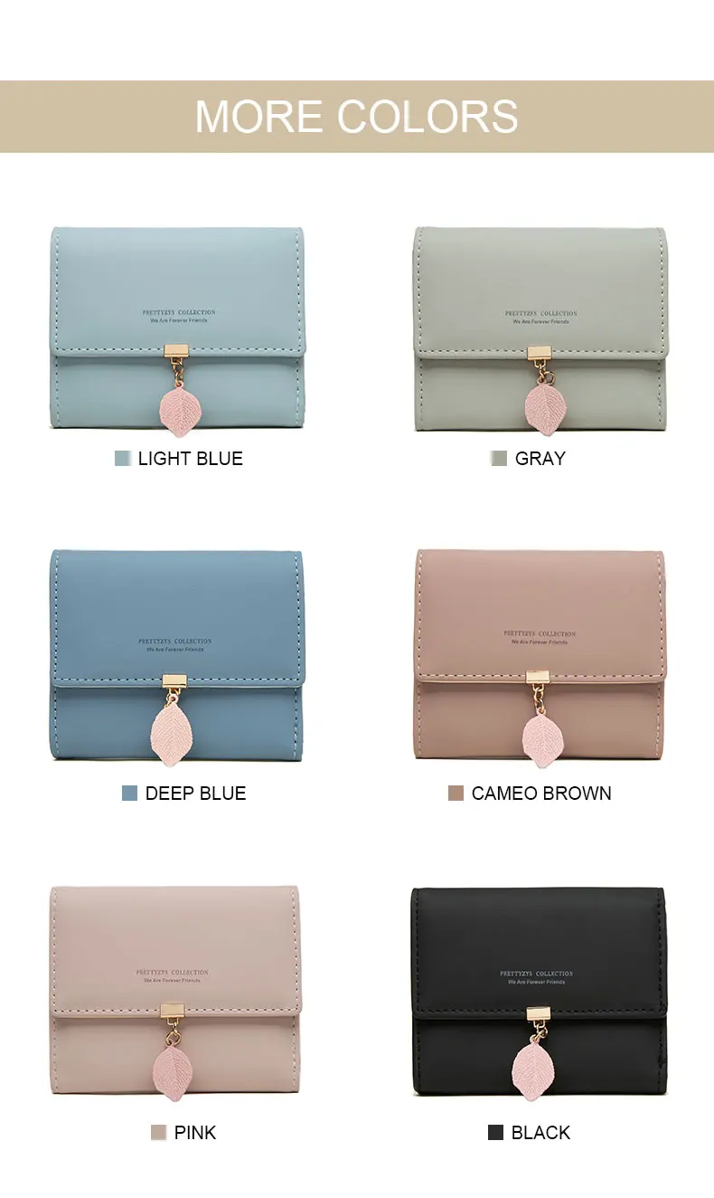 Prettyzys Fashion Purse - Small Wallet for Luxury PU Leather