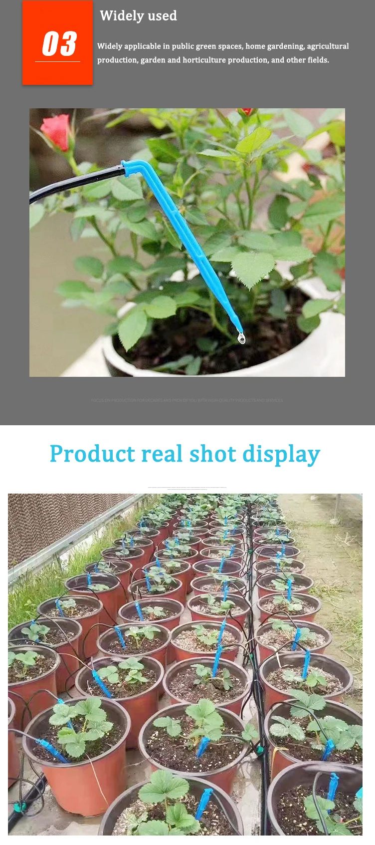 Drip Irrigation System Plastic 4 Branch Bend Arrow Dripper Drip Arrow ...