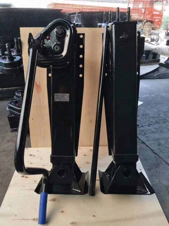 Heavy Duty square Tube Trailer Accessories Jack Support Legs Container ...