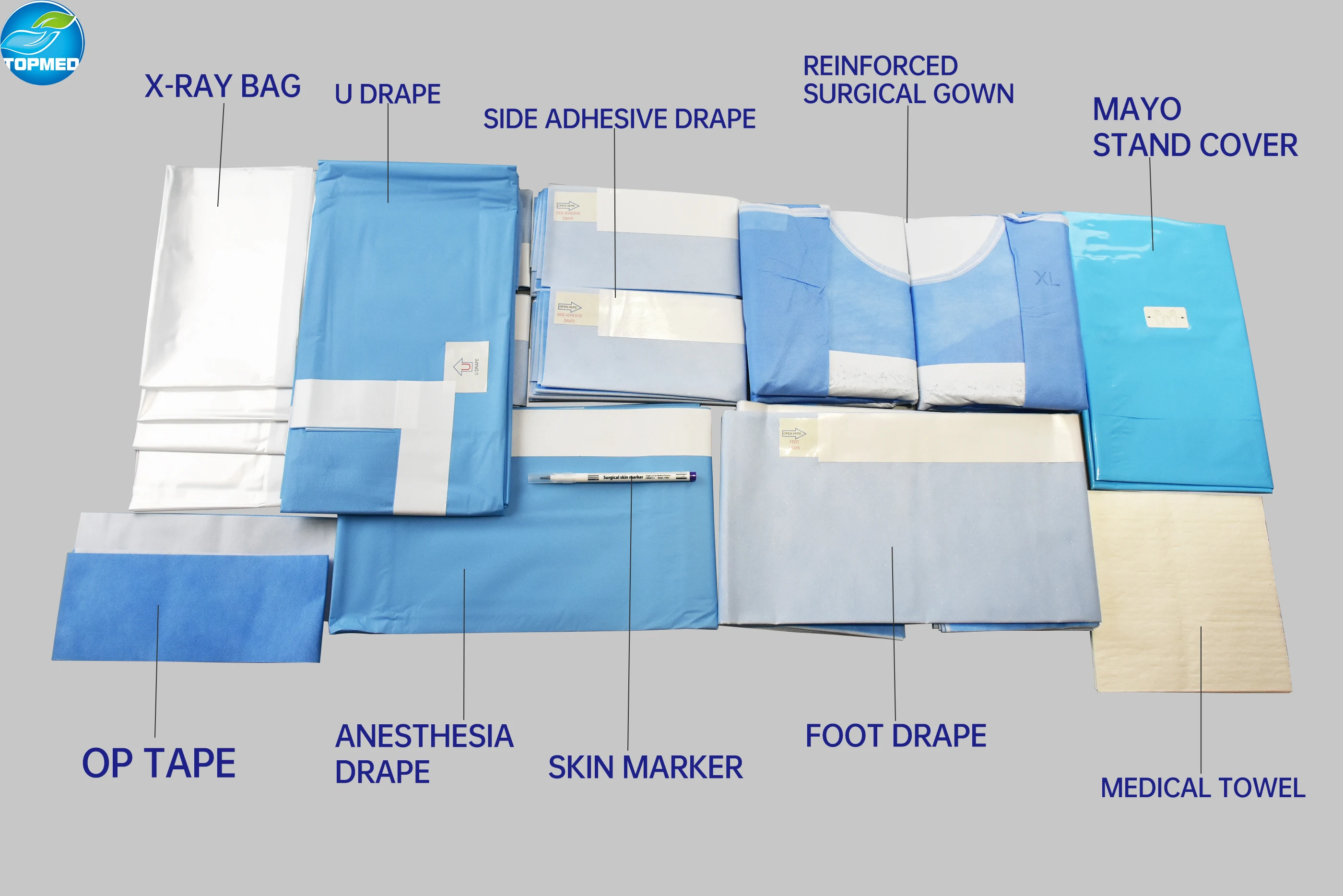 Hospital Disposable Knee Arthroscopy Extremity Surgery Drape Pack - Buy ...