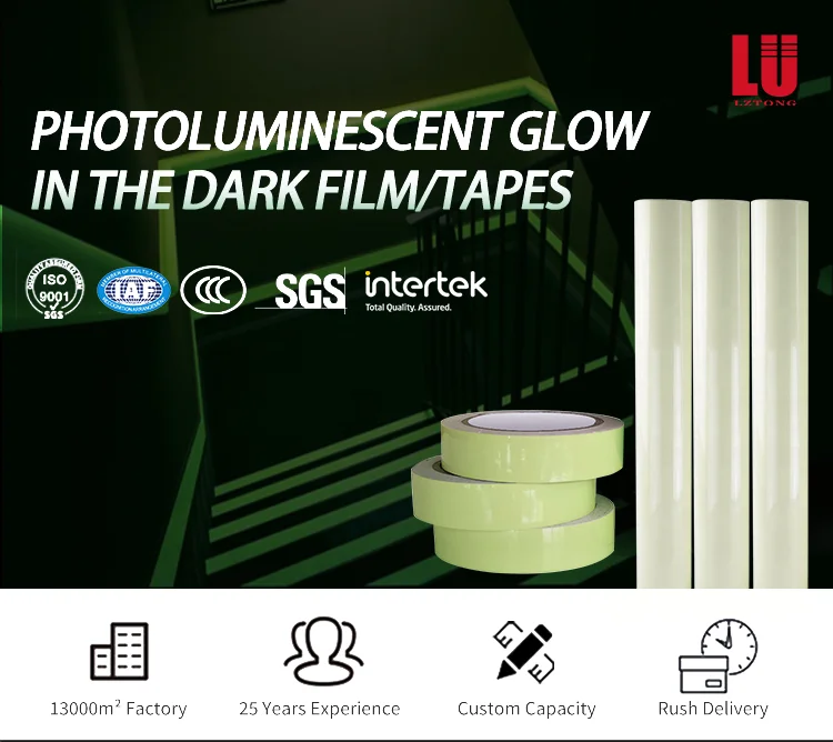 Outdoor Floor Custom Luminous Fluorescent Glow In Dark Paper Safety ...