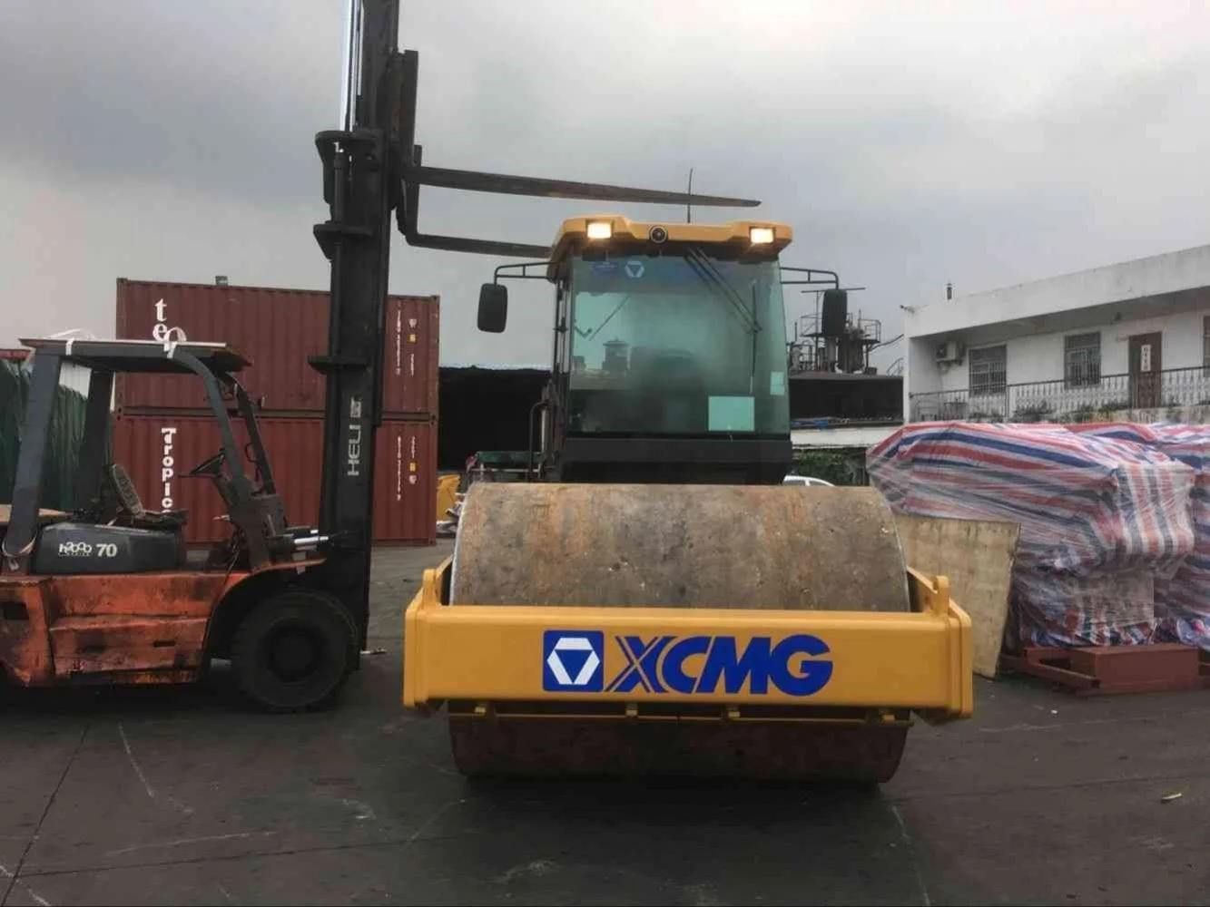 Xc.mg Single Drum Roller 16t Road Roller Compactor Xs163j - Buy Provide ...