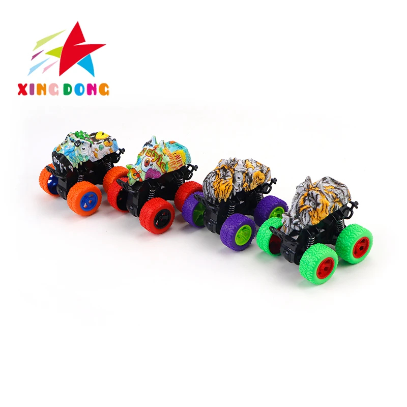 Children Toy Car Inertia Four Wheel Drive Rotatable Roller Coasting Off ...