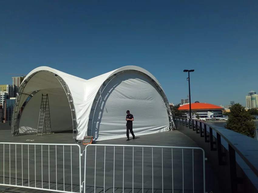 High Quality 30x30m Hall Gazebo Tarp Floor Teepee Tent Steel ...