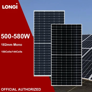 Longi 535w 550w N Type Solar Panels For Home With Low Cost 108 Cells Pv ...