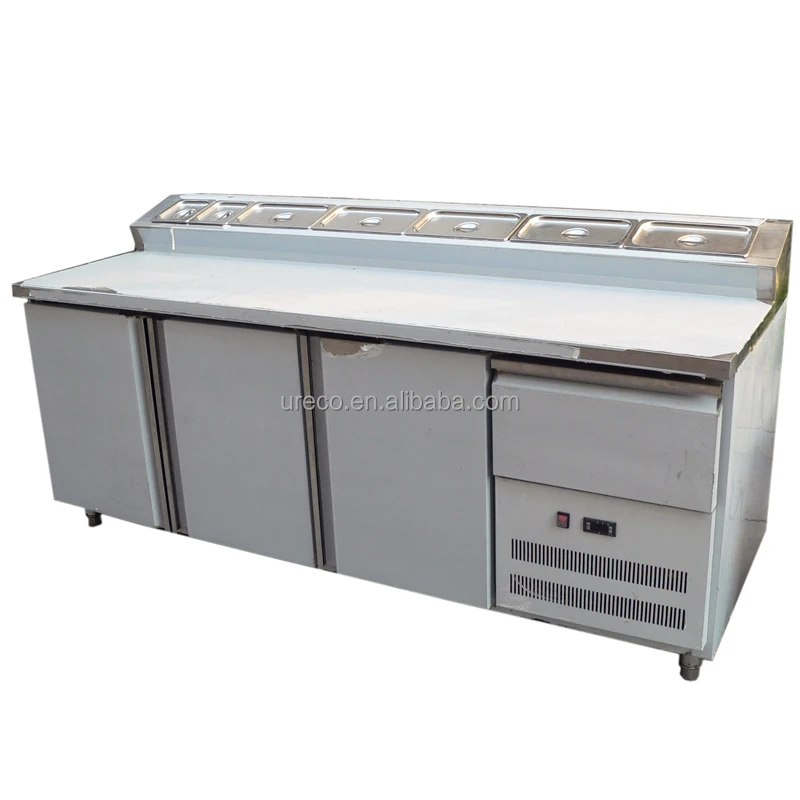 Commercial Fridge Freezer Table Top with Drawers - Ureco