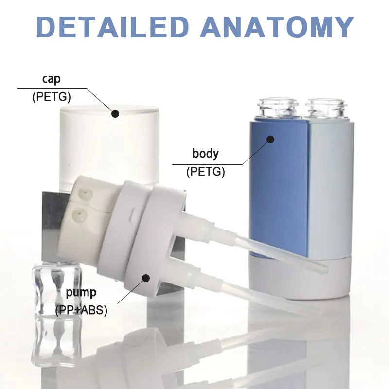 Custom Dual Chamber Pump - Perfect for Skin Care & Cosmetics