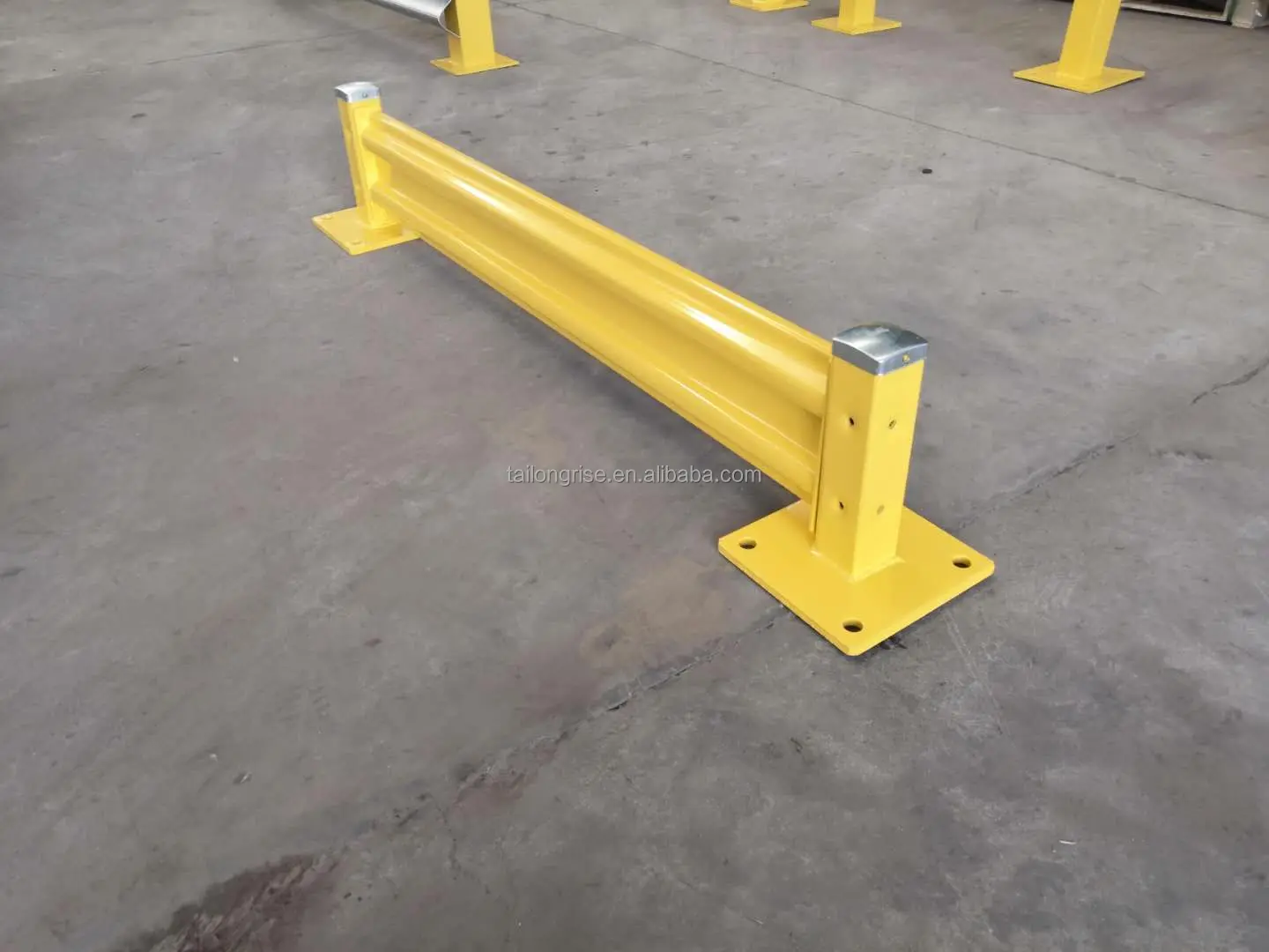 Heavy Duty Steel Post for Guard Rails 12 Inch Height, Holes on Three ...