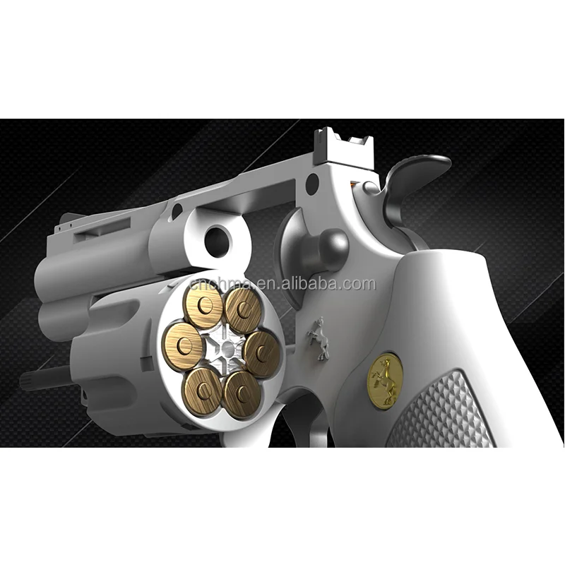 Toy Gun With Set Soft Bullet Toy Gun Metal Serial Alloy Pistol ...