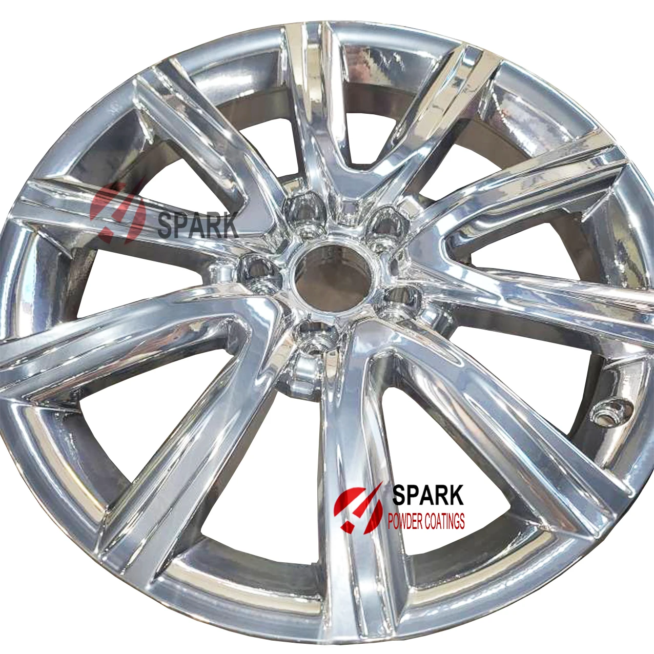 Super Chrome Bonding Powder Coating - Transparent Candy Red