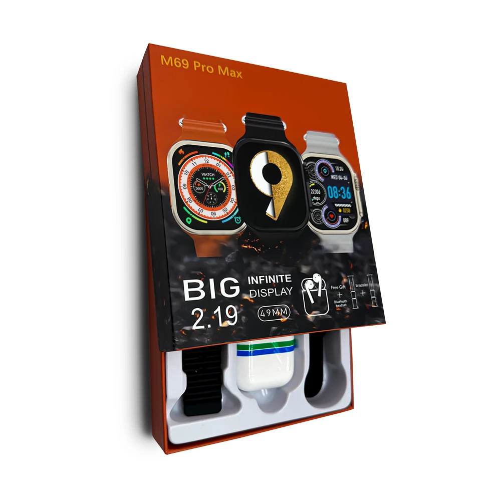 2024 New Arrivals Hight Quality Smart Watch M69 Pro Max Dt8 H10 Gs8 Z59 ...