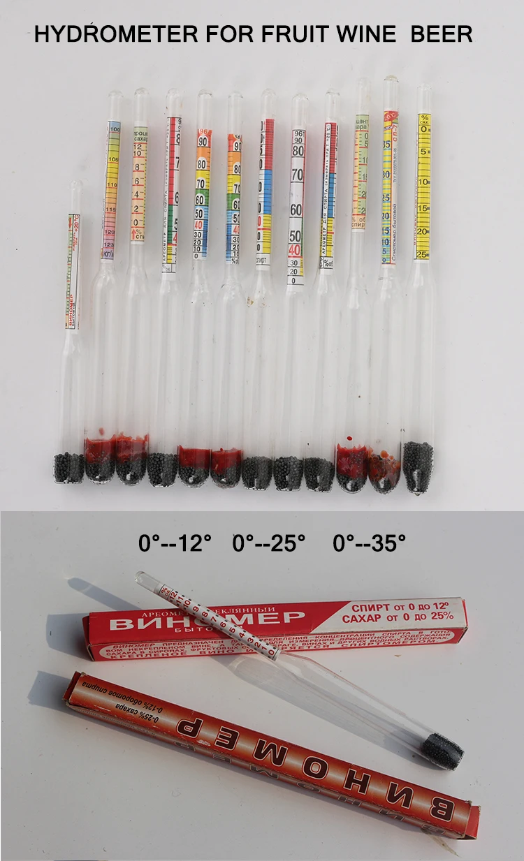 Precision Hydrometer - Accurate ABV Tester for Alcohol